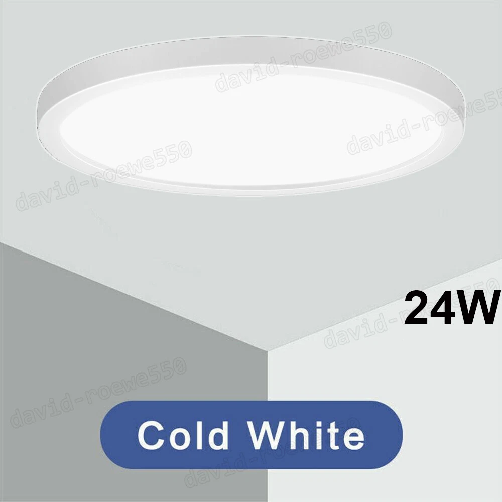 24W Led Ceiling Lights Panel Down Light Bathroom Kitchen Living Room Wall Lamp - Walmart.com
