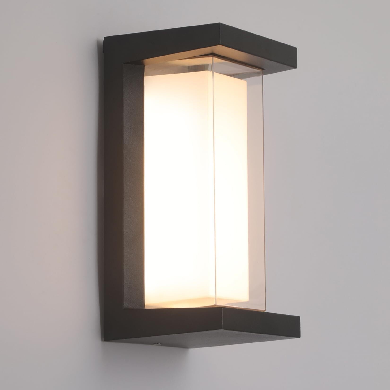 24W Outdoor Wall Lights Exterior/Interior LED 3-Color Adjustable 2100LM ...