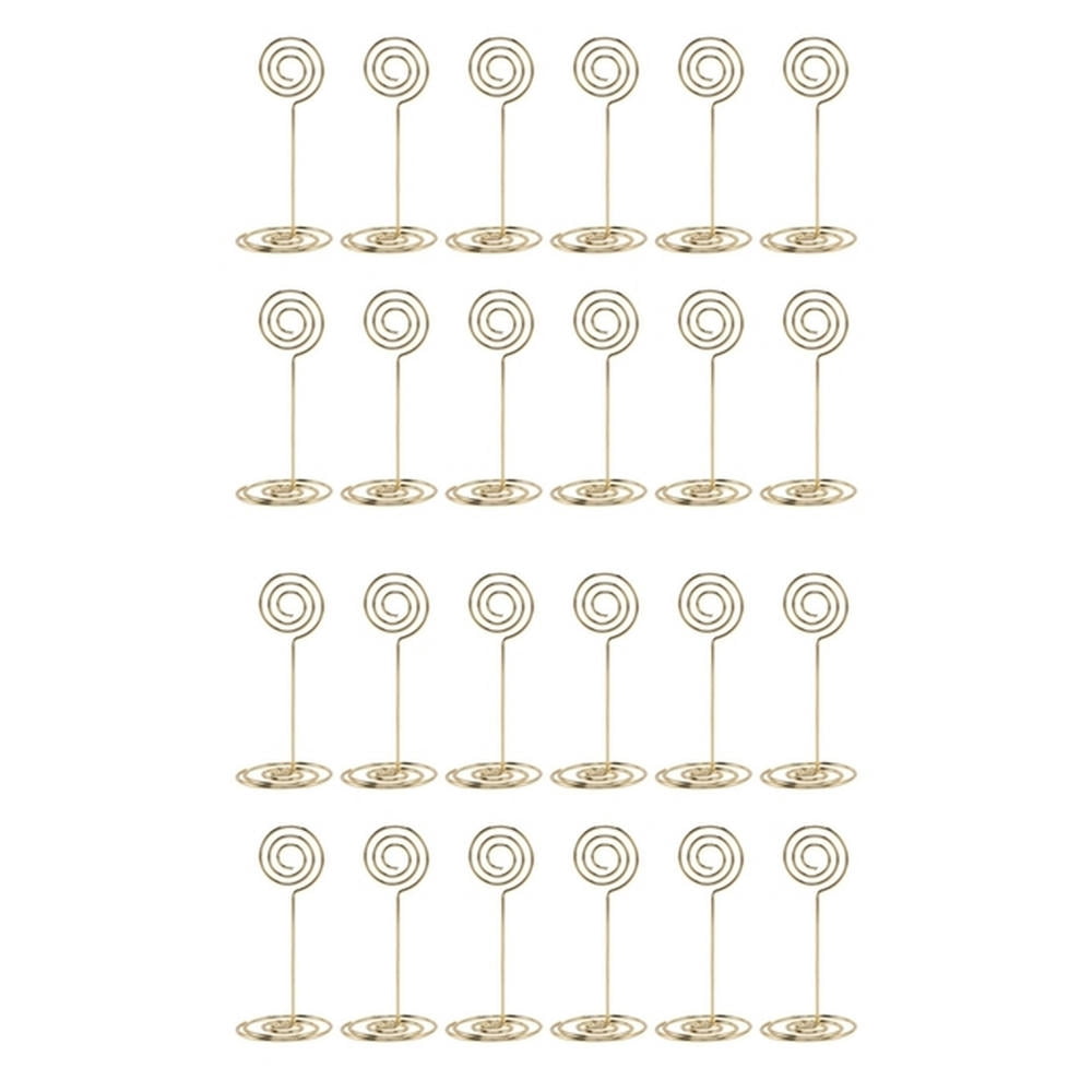 24X Table Number Card Holders Photo Holder Stands Place Paper Menu ...