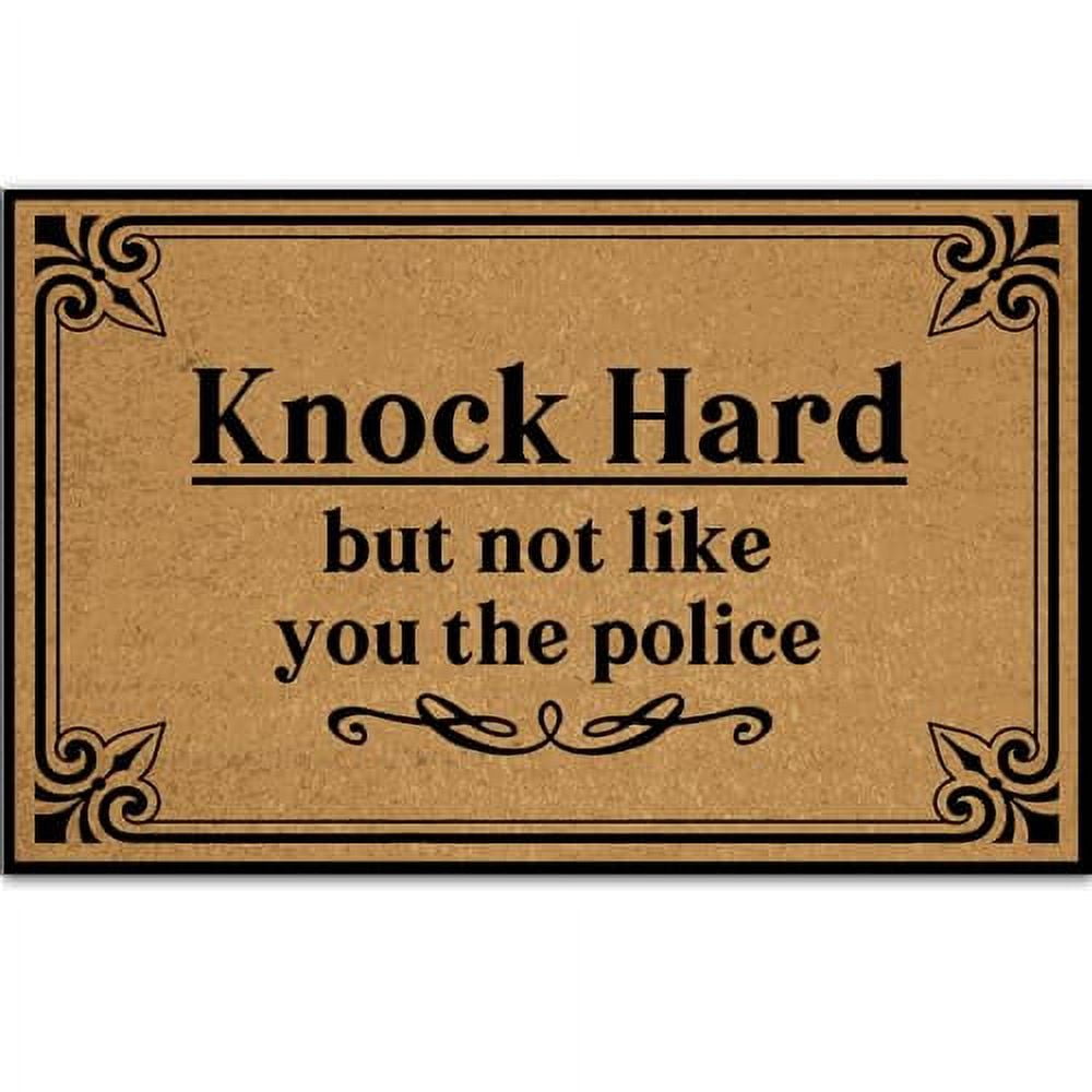 24X16 Inch Large Low Profile Thin Door Mats for Inside Entry Funny ...
