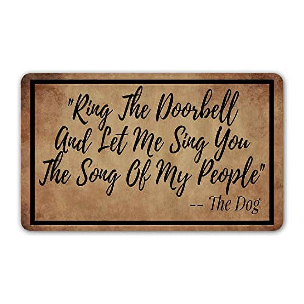 24X16 Inch Welcome Doormat Indoor Entray Front Porch Welcome Mat with ...
