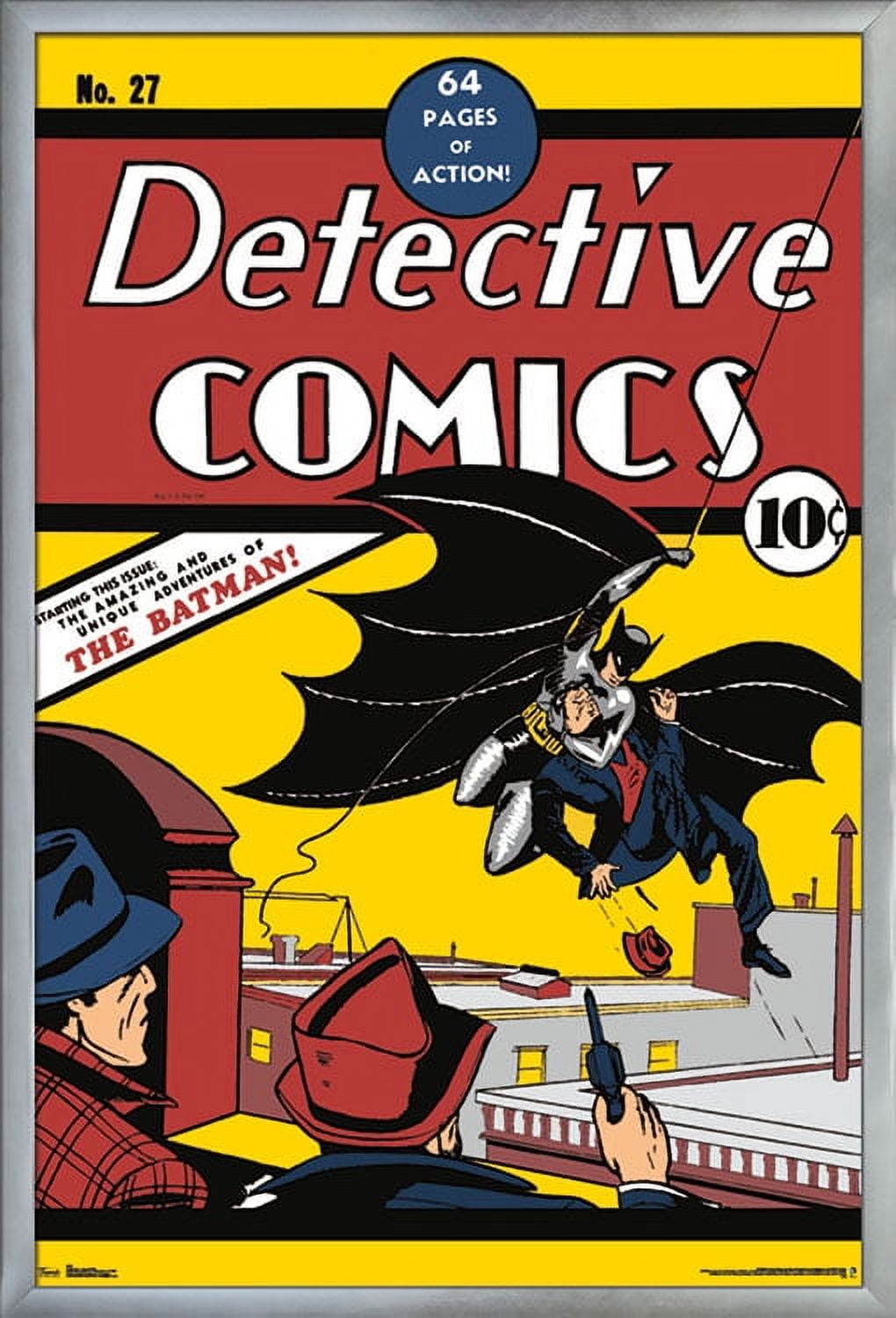24X36 DC Comics - Batman - Detective #1 Wall Poster, 24" x 36", Framed ...