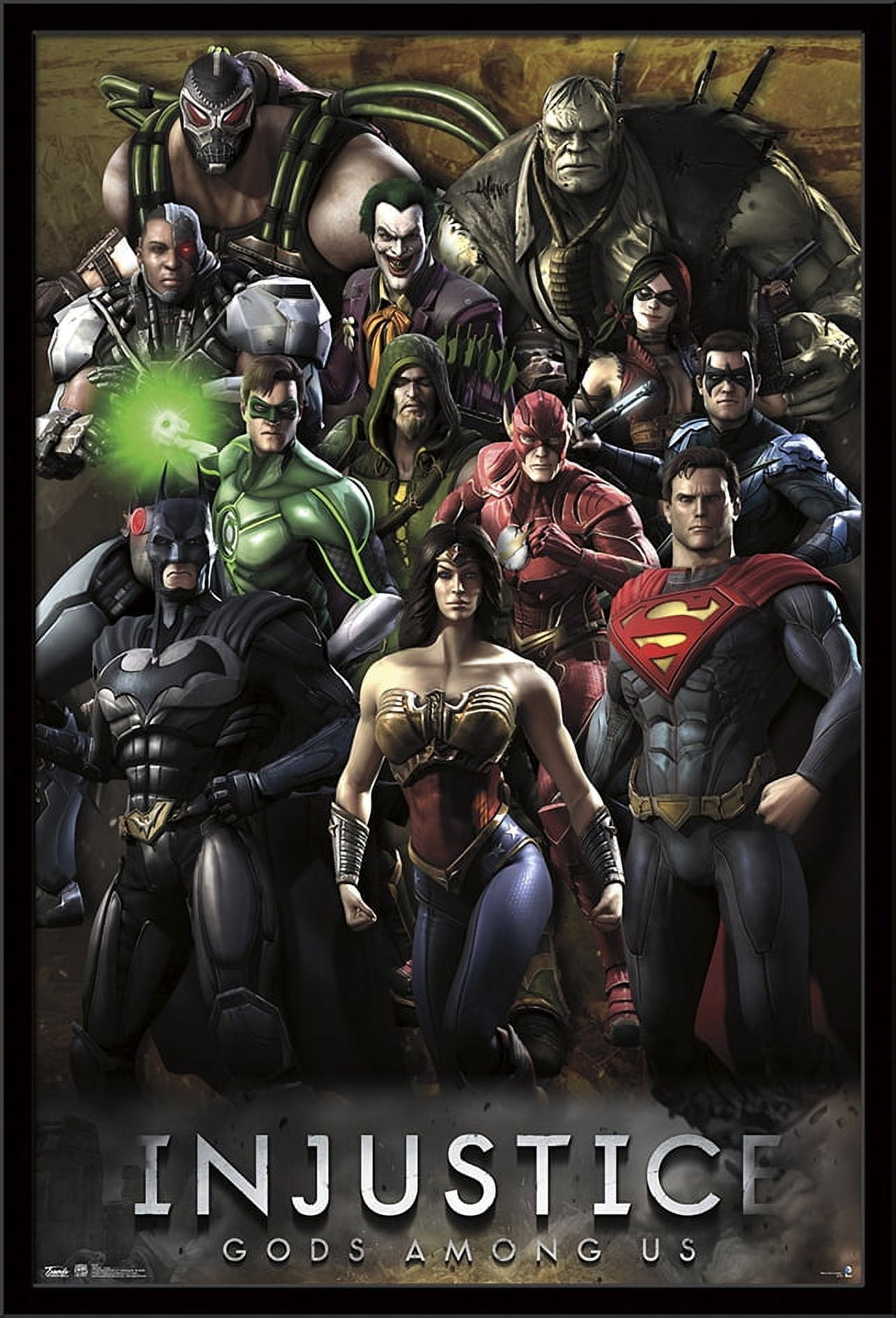 24X36 DC Comics Video Game Injustice - Grid Wall Poster, 24" x 36 ...