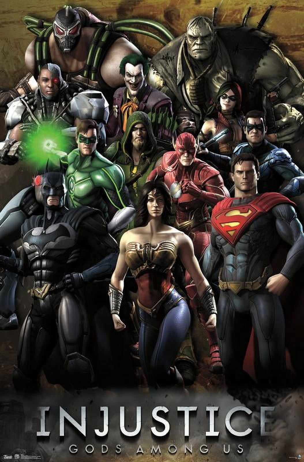 24X36 DC Comics Video Game Injustice - Grid Wall Poster, 24" x 36 ...