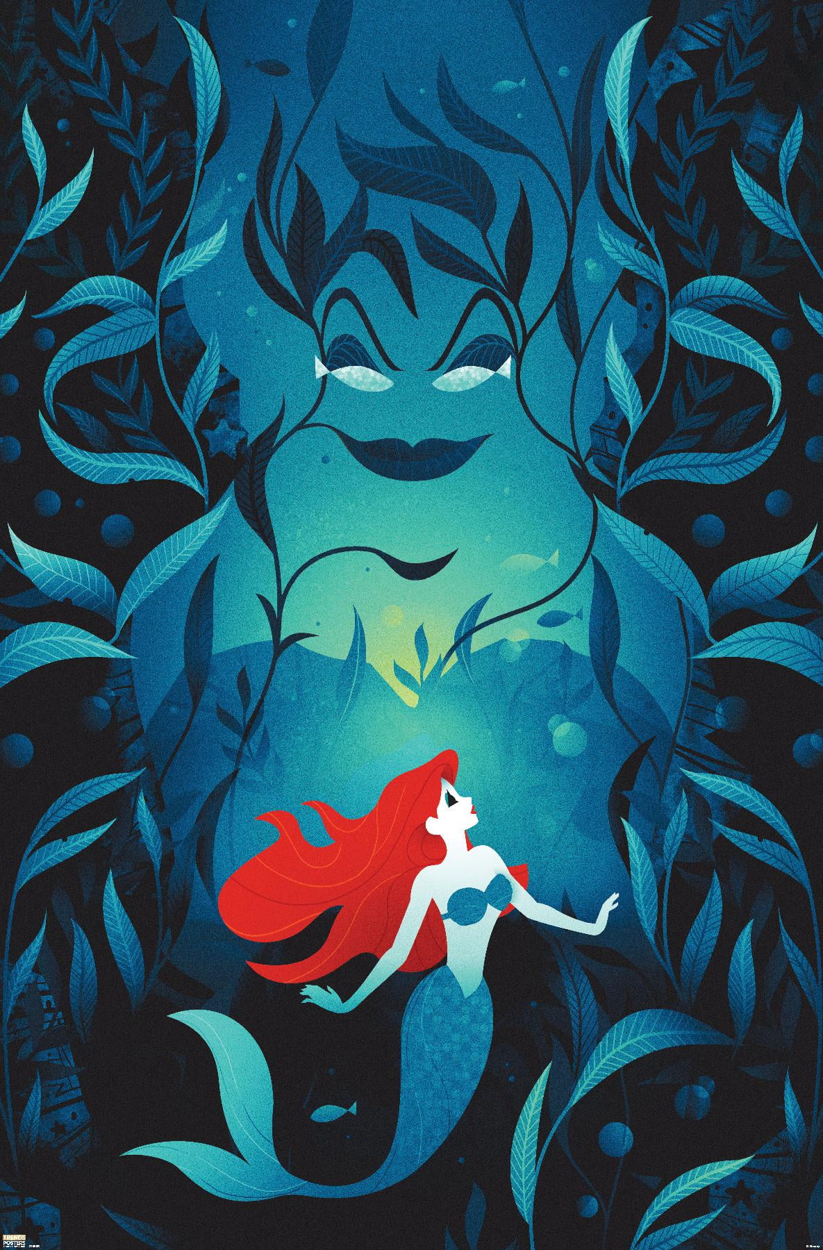 24X36 Disney Princess - Arial - Good vs Evil Wall Poster, 24" x 36 ...