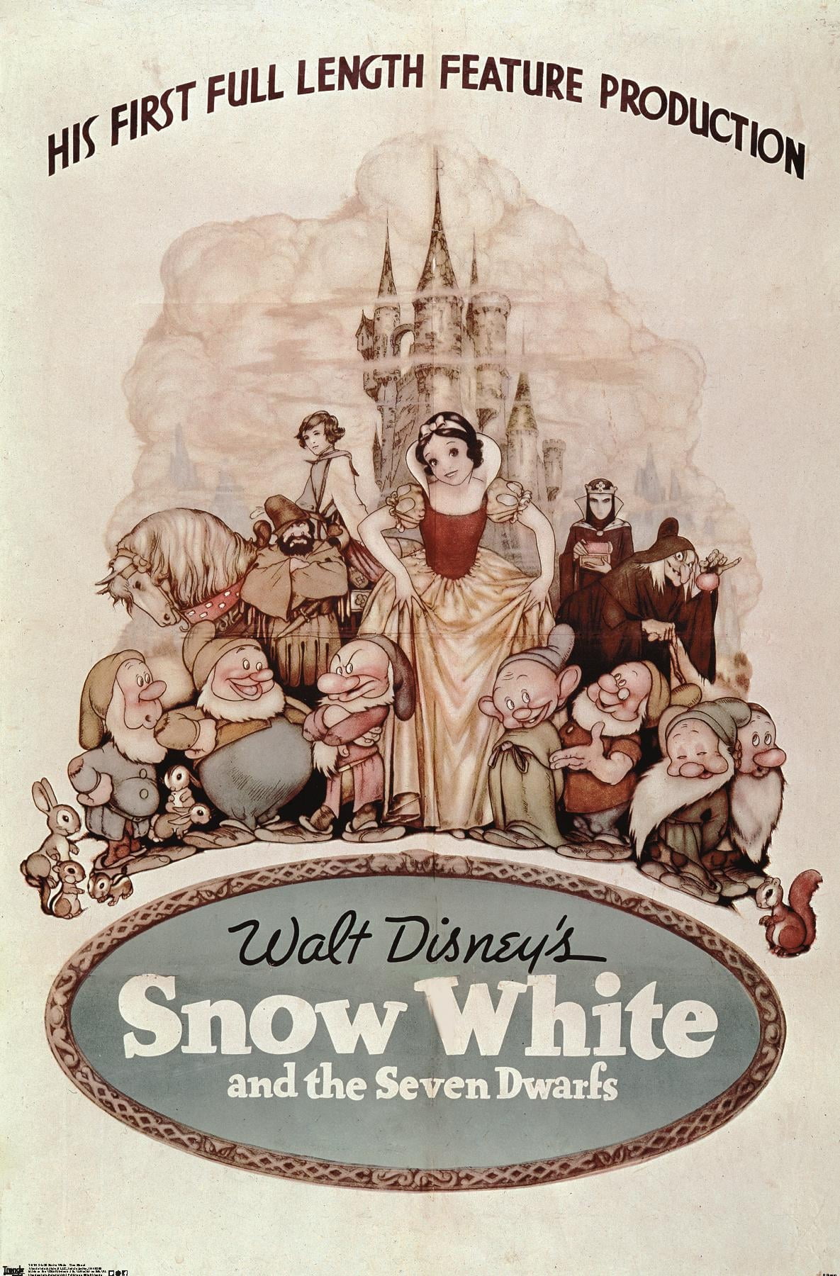 24X36 Disney Snow White - One Sheet Wall Poster, 24" x 36" - Walmart.com
