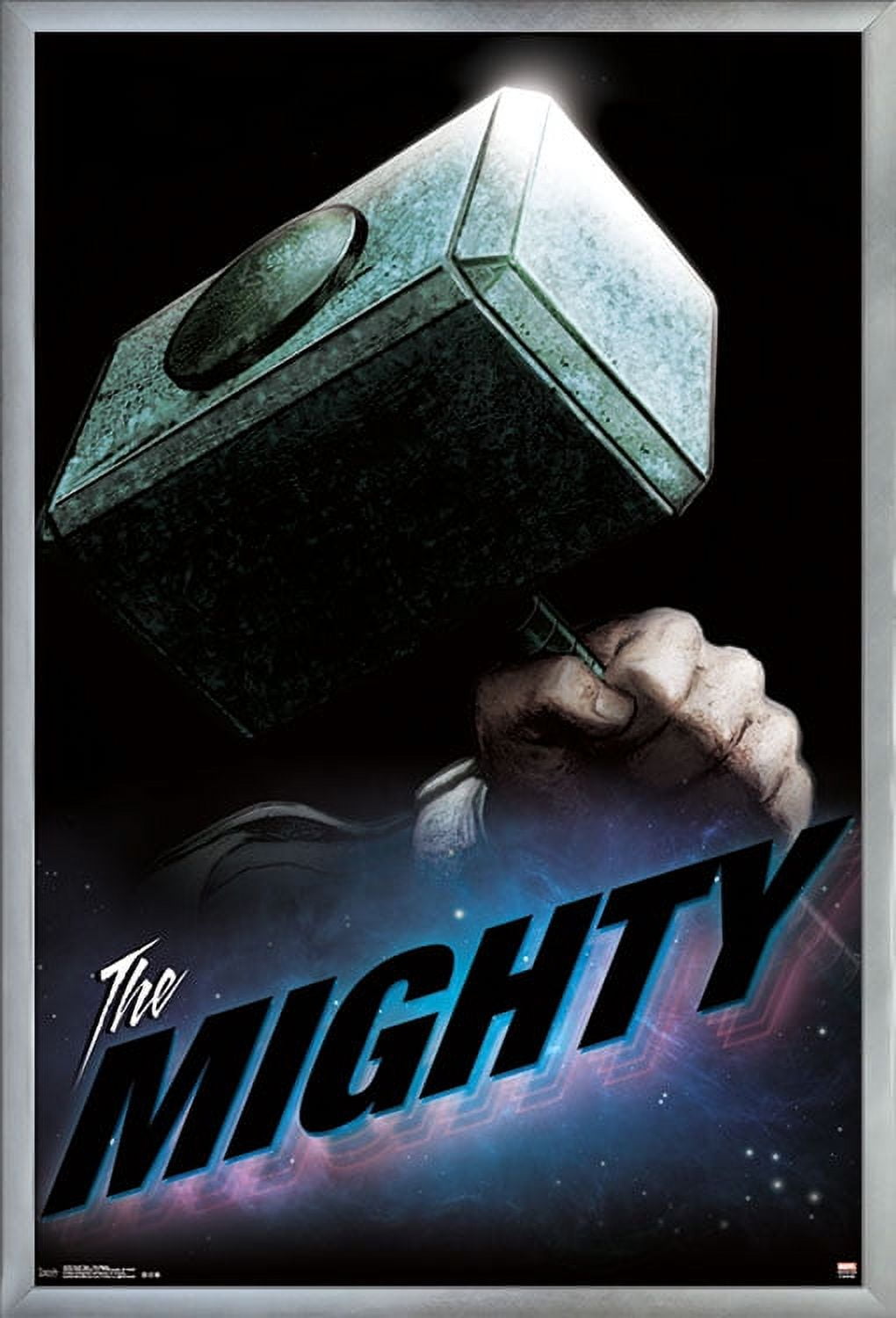 24X36 Marvel Comics - Thor - The Mighty Wall Poster, 24" x 36", Framed ...