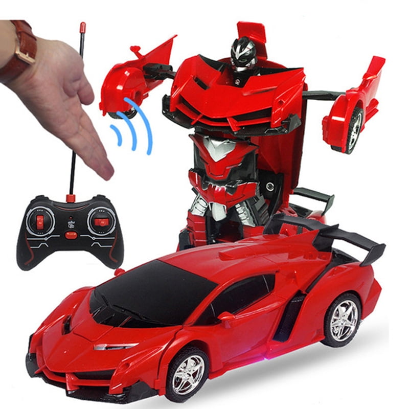 24cm 1:18 rc car gesture sensing transformation car robot deformation ...