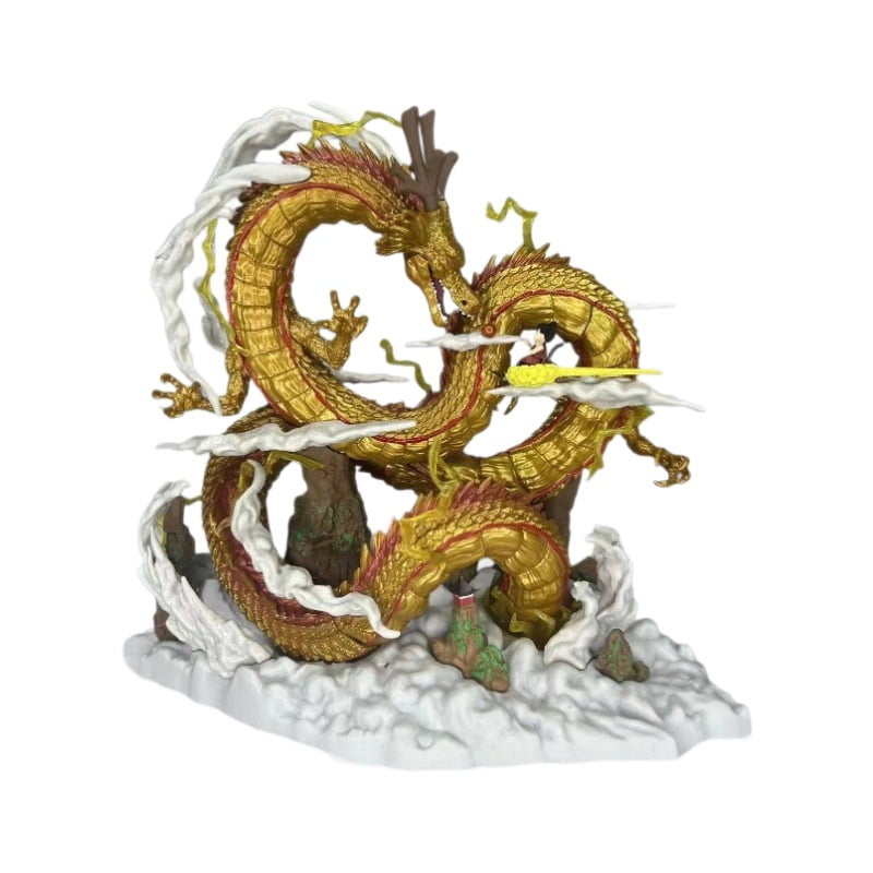 24cm Dragon Ball Anime Figure Shenron Figure Goku And Shenron Figurine ...