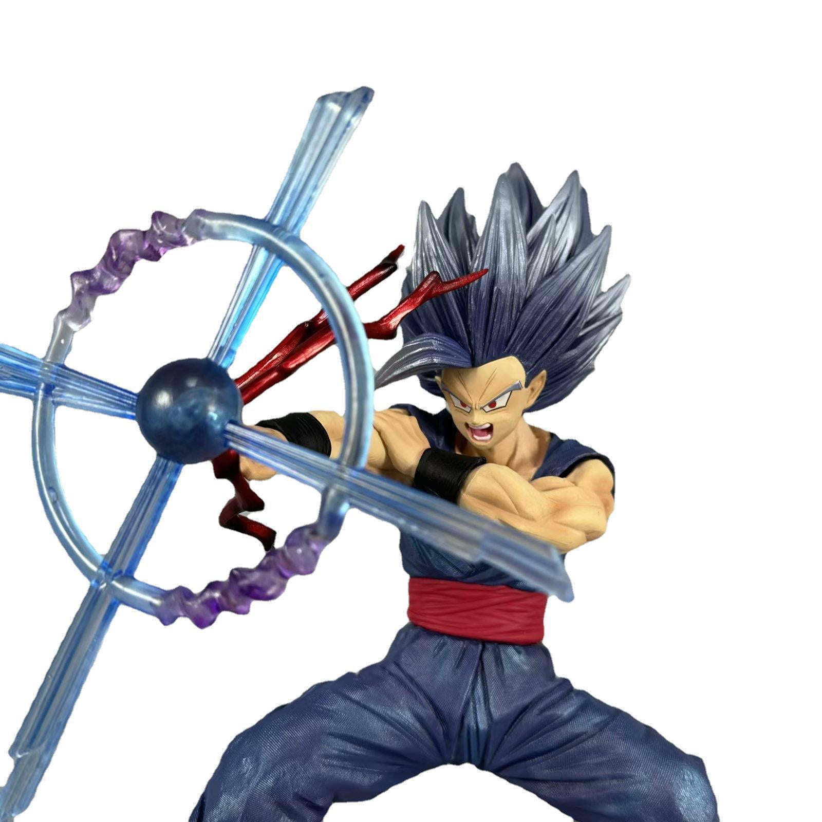 24cm Dragon Ball Z Anime Figure Super Saiyan Son Gohan Battle Pvc Model ...