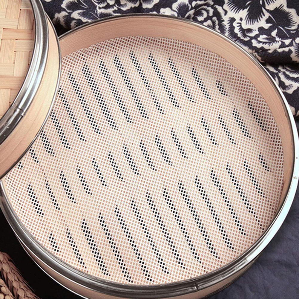 24cm Round 1pcs Nano Round Silicone Steamer Mat Food Grade Steamer ...