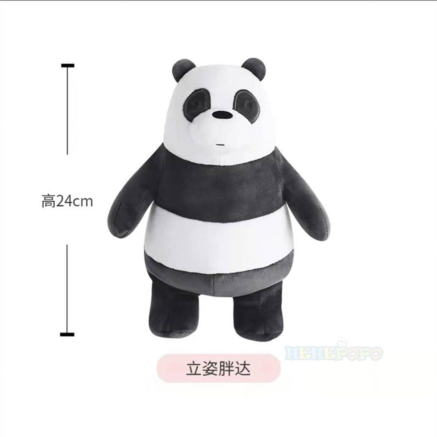 24cm Standing We Bare Bears Cartoon Plush Toys Grizzly Panda Icebear ...