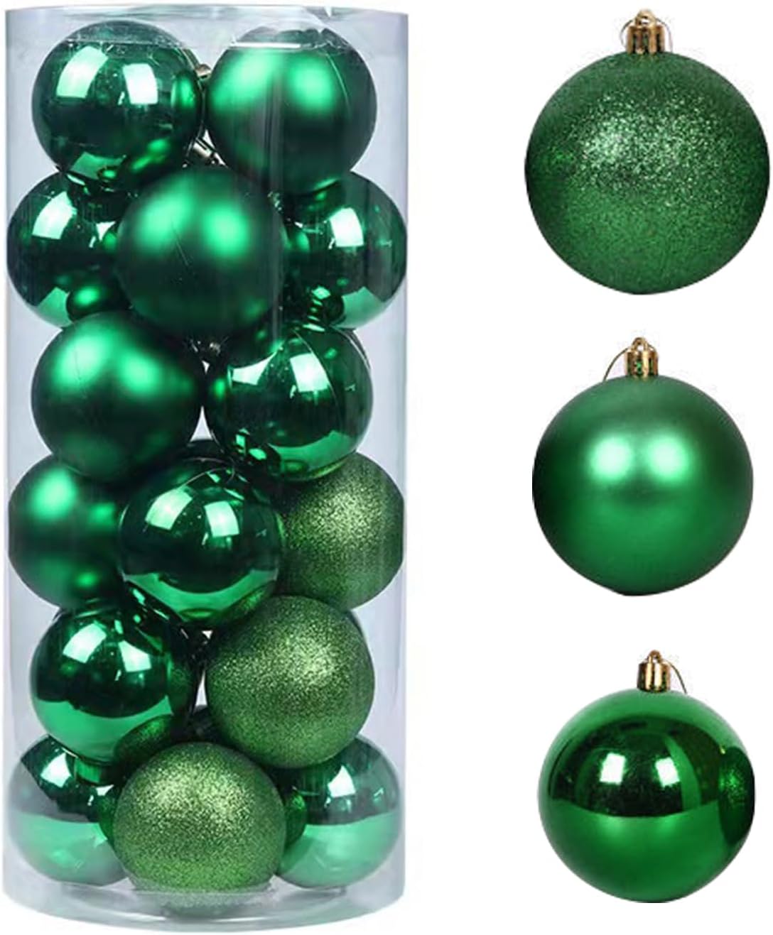 24ct 2.36 Inch Christmas Balls Ornaments for Xmas Christmas Tree ...