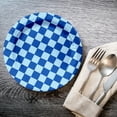 24ct 7" BLUE CHECK - Walmart.com