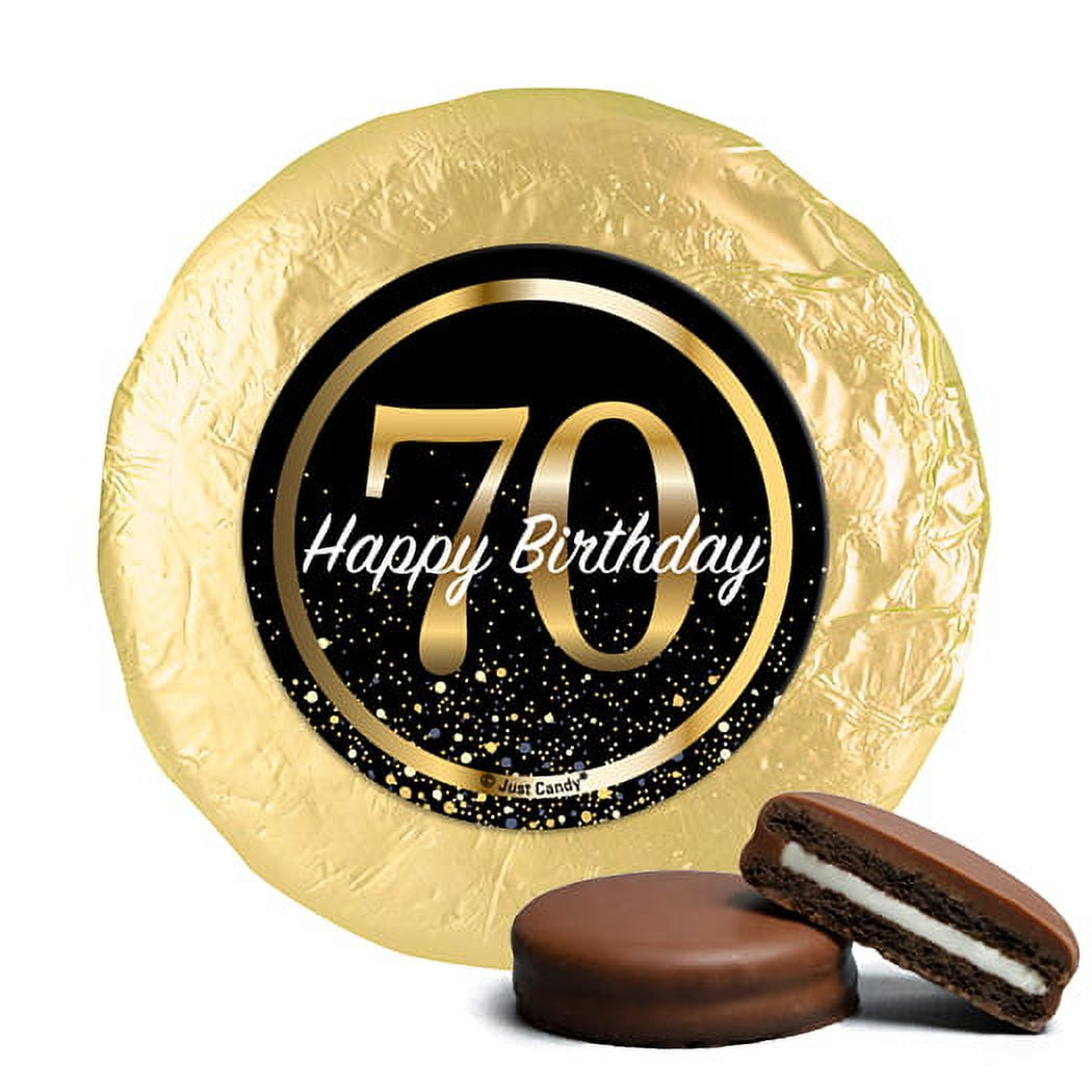 24ct 70th Birthday Candy Party Favors Milk Chocolate Covered OREO ...