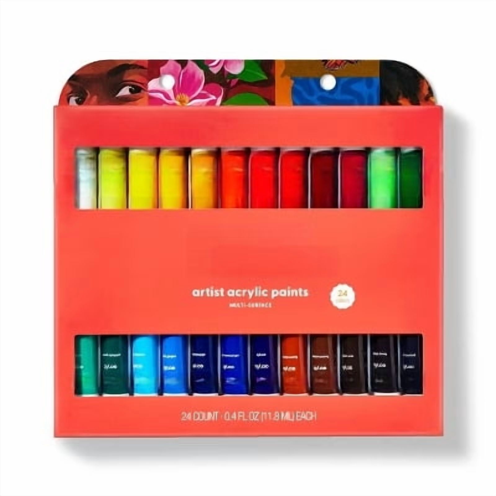 24ct Artist Acrylic Paints - Monda Lloma™: Non-Toxic Water-Based Craft ...