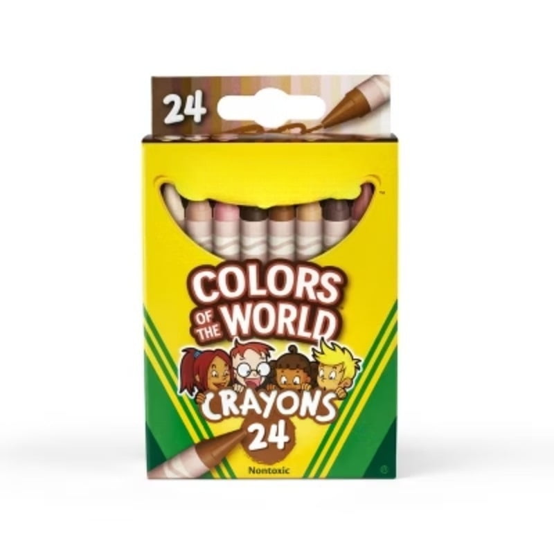 Colors of the World Multicultural Crayons 24 Count - Walmart.com