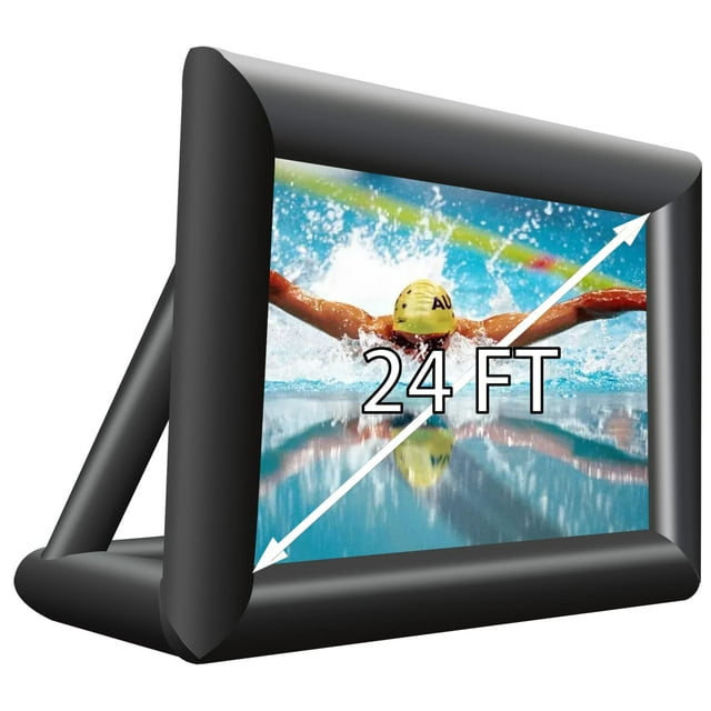 24ft Inflatable Movie Projector Screen, Outdoor Projector Screen, Front ...