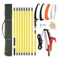 24ft Manual Pole Saw Set, Long Reach Tree Pruner - Walmart.com