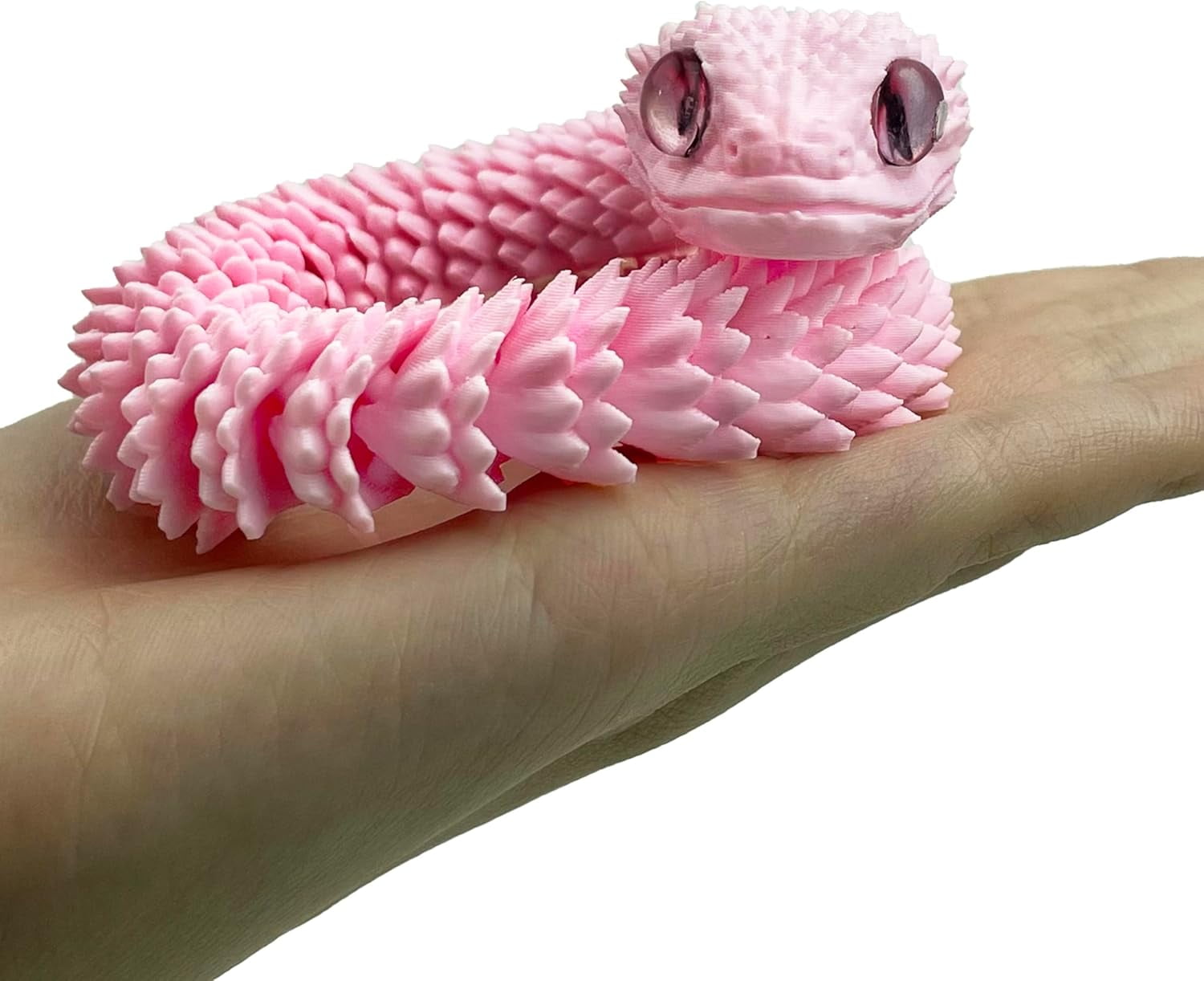 24in 3D Printed Snake Toys, Flexible 3D Printed Animal, Eco-Friendly ...