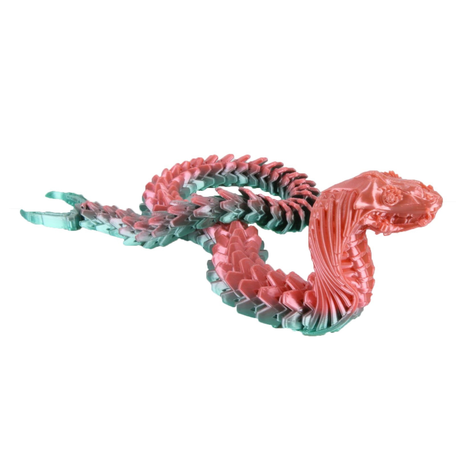 24in 3D Printed Snake Toys, Flexible 3D Printed Animal, Eco-Friendly ...