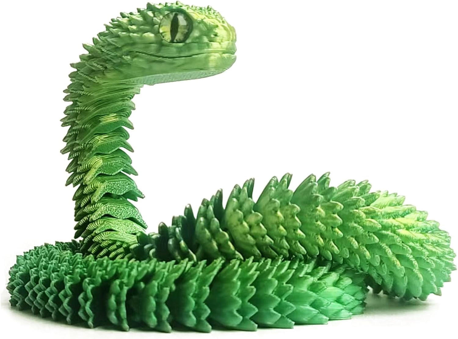 24in 3D Printed Snake Toys, Flexible 3D Printed Animal, Fidget ADHD ...
