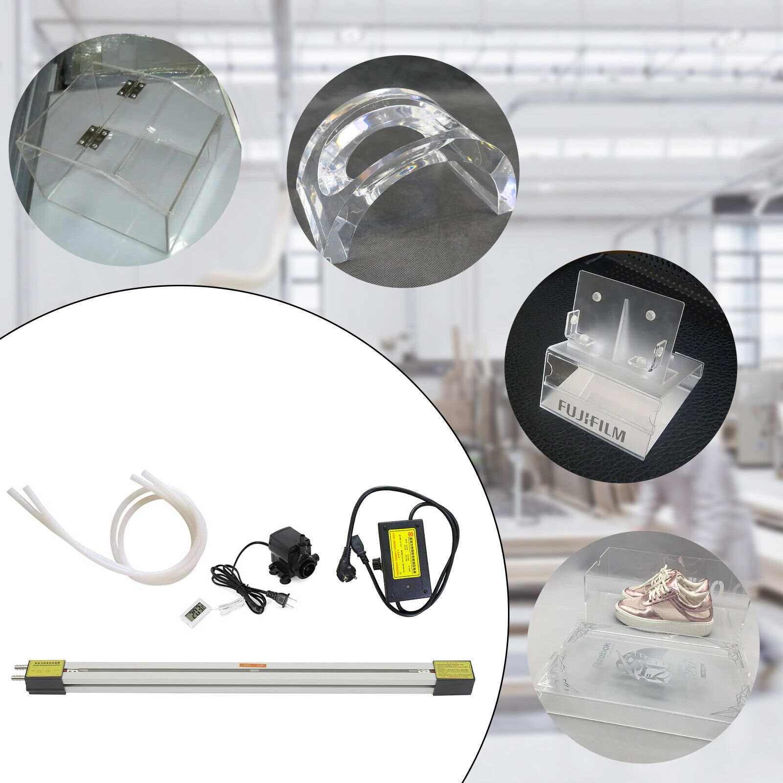 24in/60cm Acrylic Plastic PVC Bending Machine Light Box Hot Heating ...