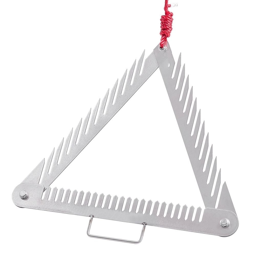 24in Aquatic Weed Rake, 3-Sided Lake Weed Rake with Handle, Portable ...