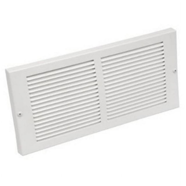 24in x 6in Imperial White Steel Rectangular Baseboard Return Grille ...
