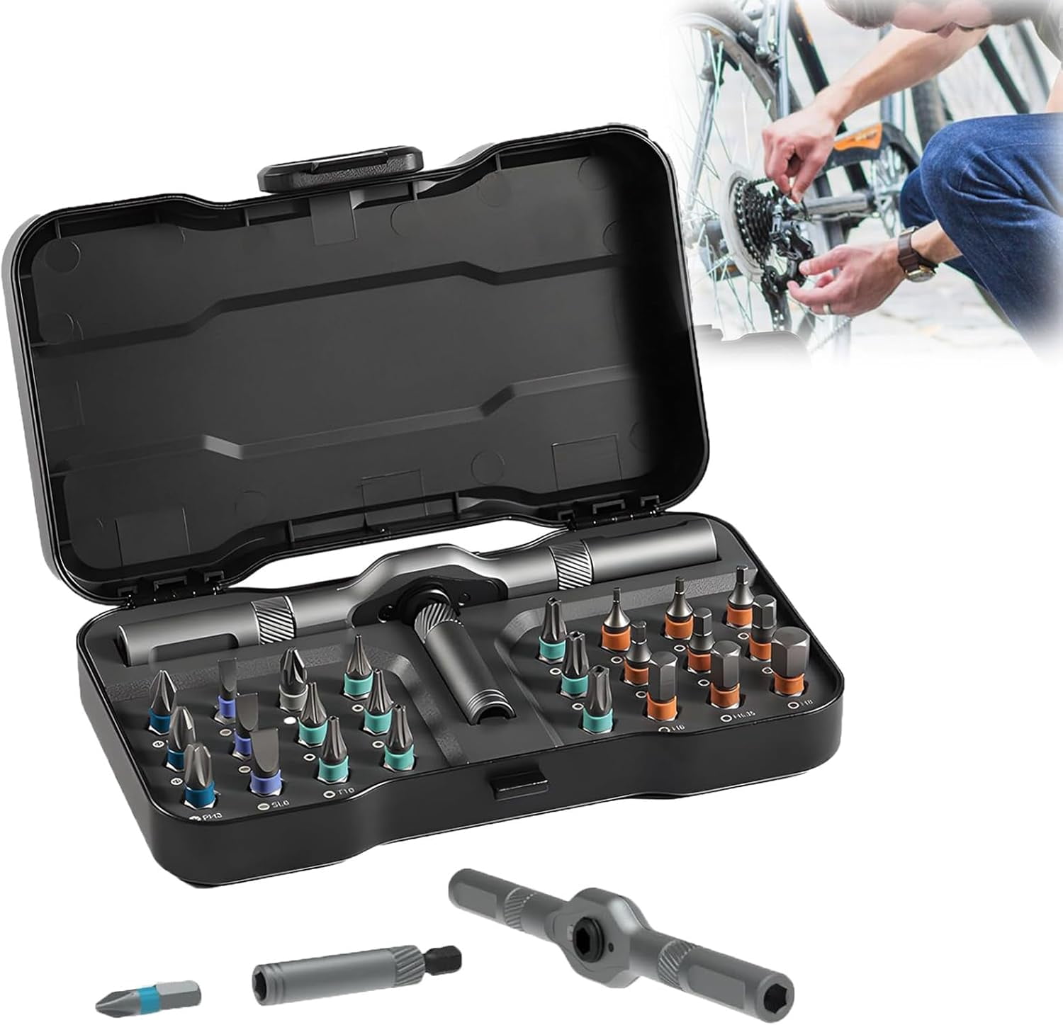 24in1 Multifunction Ratchet Screwdriver Set, Outdoor Fun 24 In 1 ...