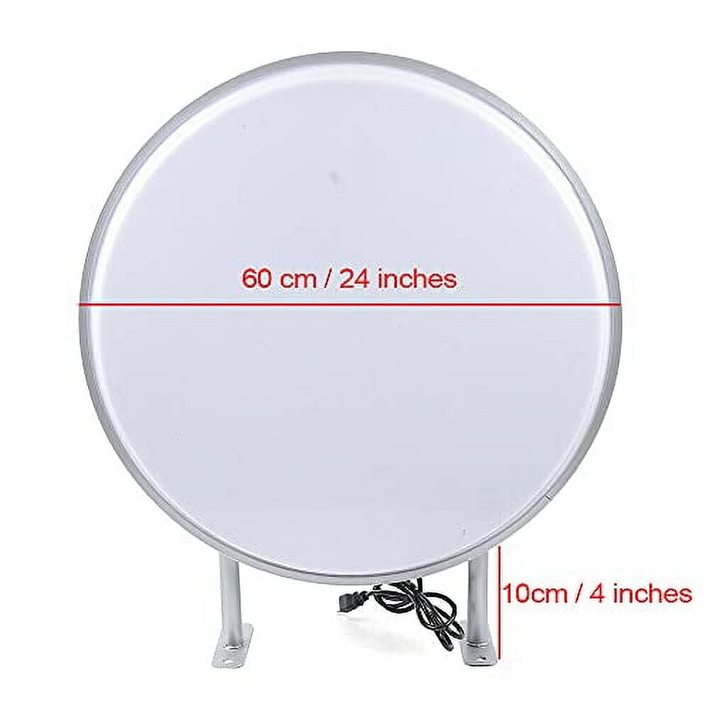 24inch LED Round Outdoor Light Box Sign, Waterproof Round LED Sign ...
