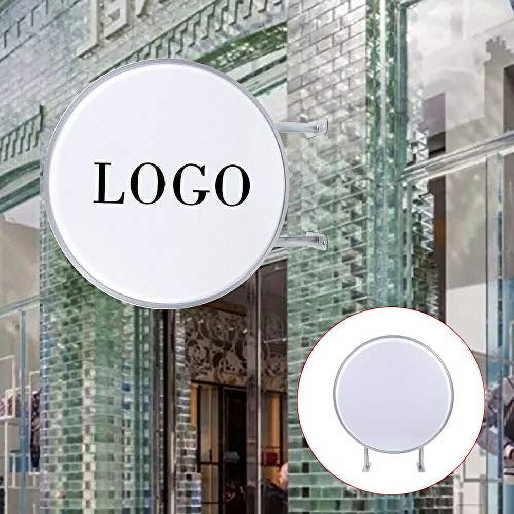 24inch LED Round Outdoor Light Box Sign, Waterproof Round LED Sign ...