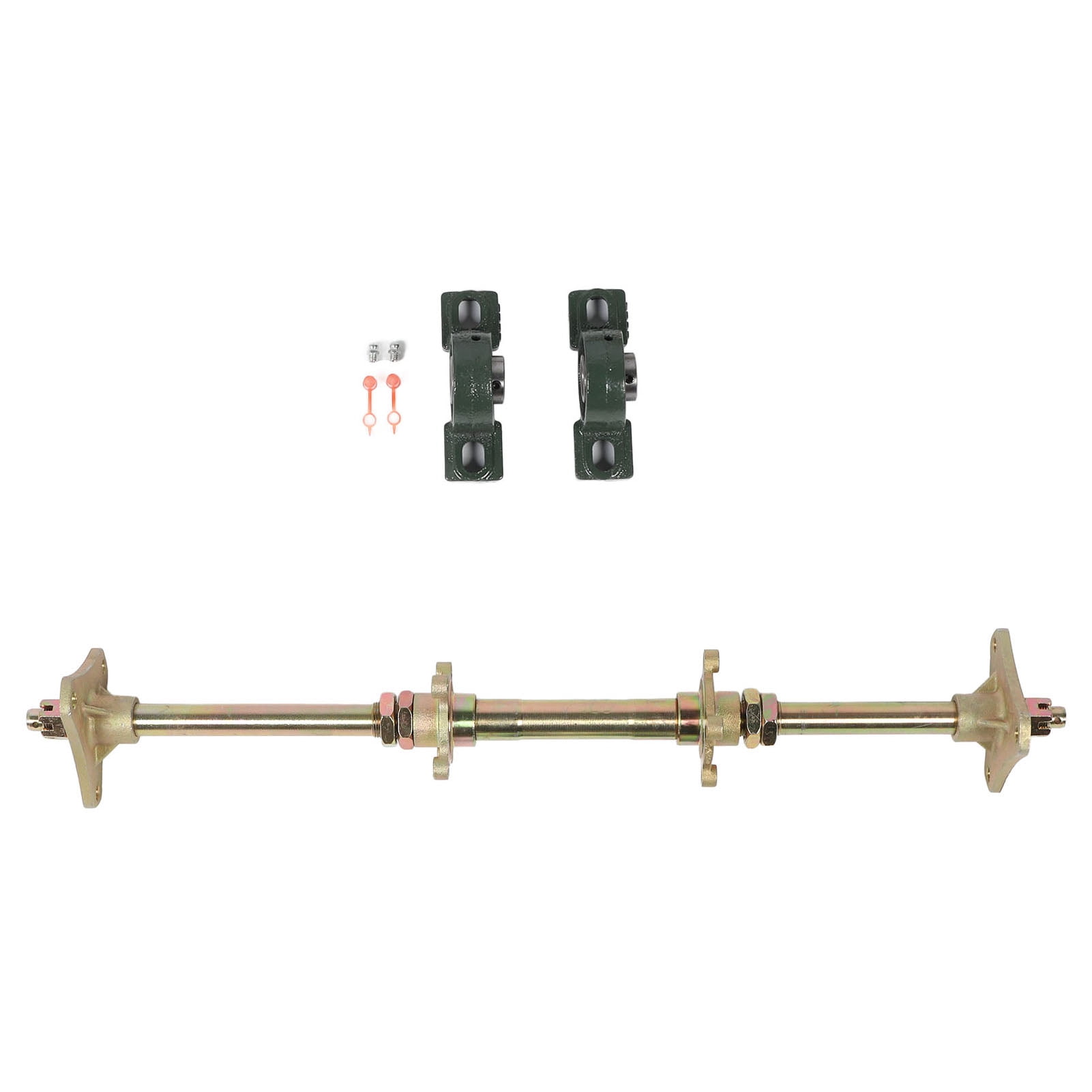 24inch Rear Axle Shaft Kit Metal Anti Impact Hubs Fixing Mounts Flanges ...