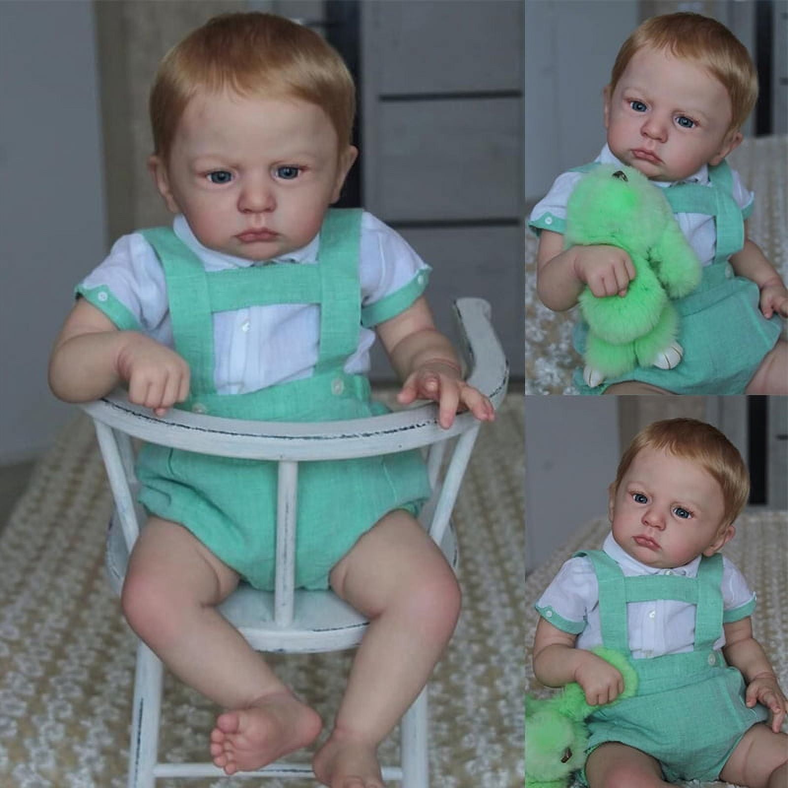 Lonian Reborn Baby Boy Doll with 3D Skin and Visible Veins, 24 in ...