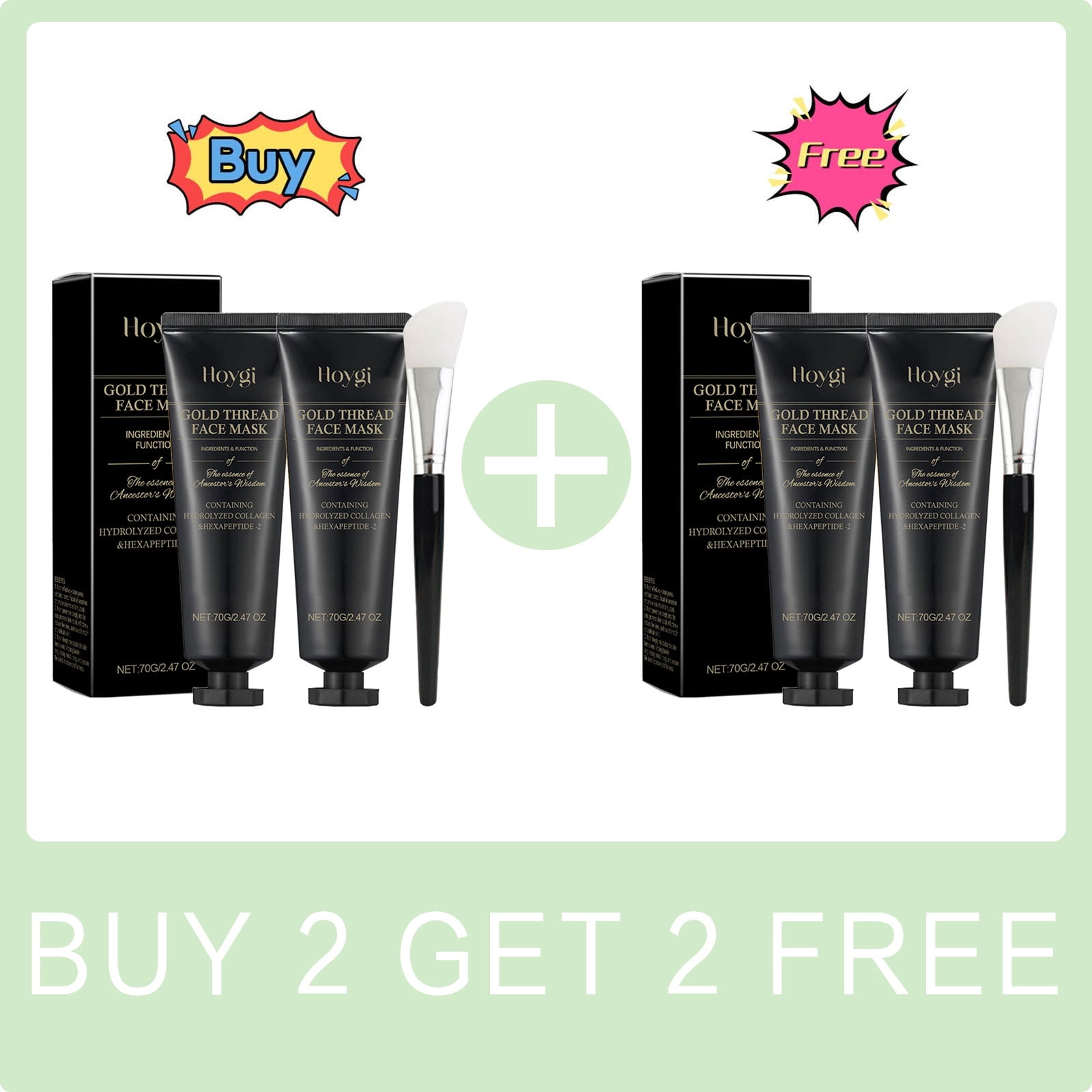 24k Gold Collagen Peel off Mask Firming Brightening Blackhead Removal ...