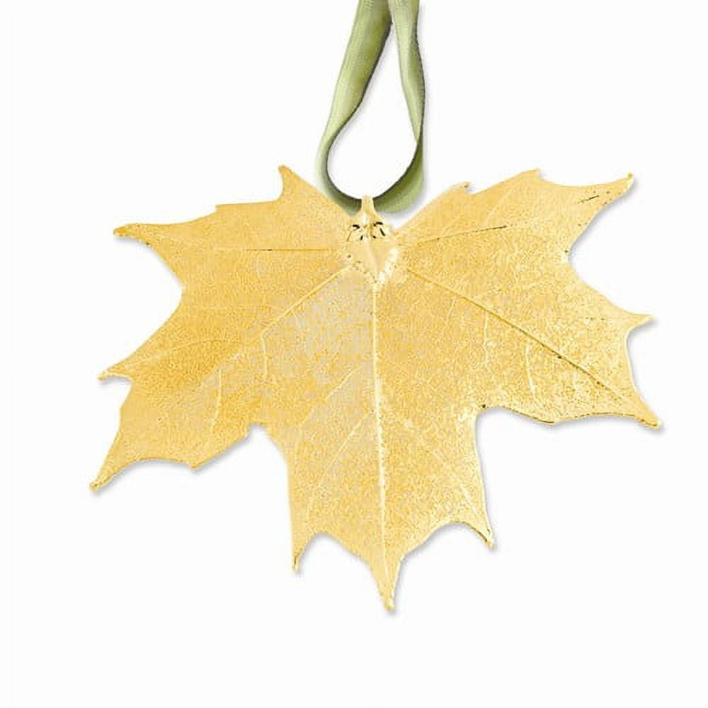 24k Gold Dipped Sugar Maple Decorative Leaf - Walmart.com