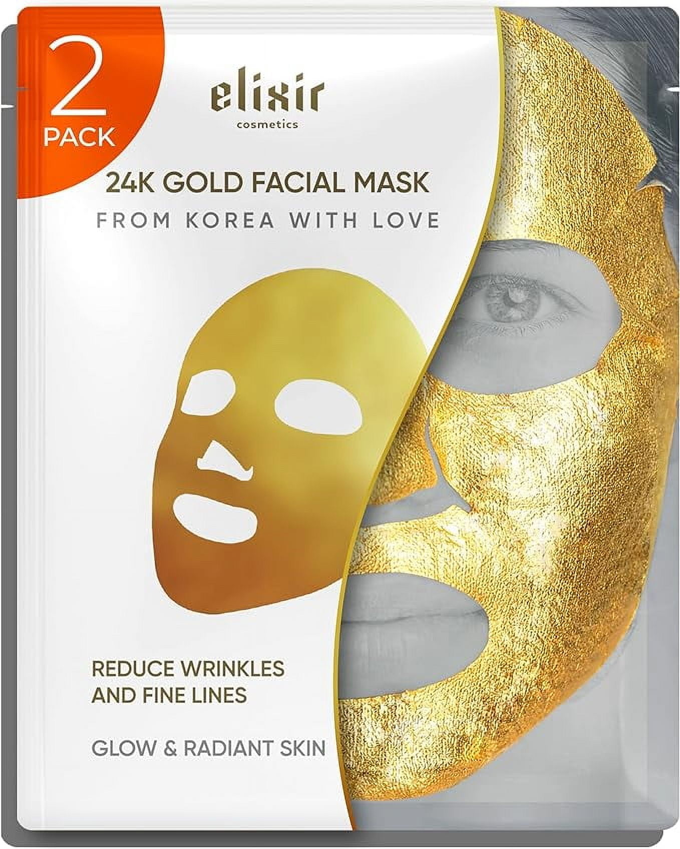 24k Gold Face Mask - 4 Pack Wonder Family - Walmart.com