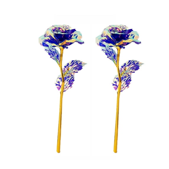 24k Gold Foil Rose Flower Artificial Flower Mother'S Day Valentine'S ...