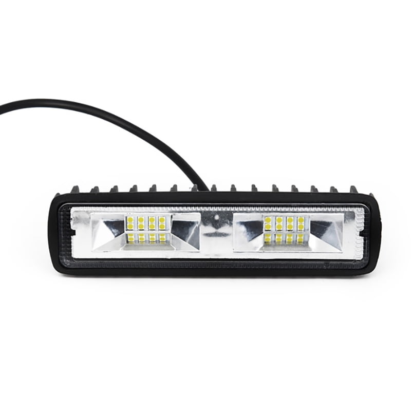 24led Retrofit Lamp 6inch LED Flat Work Light Spot Beam Bar Car SUV LED ...