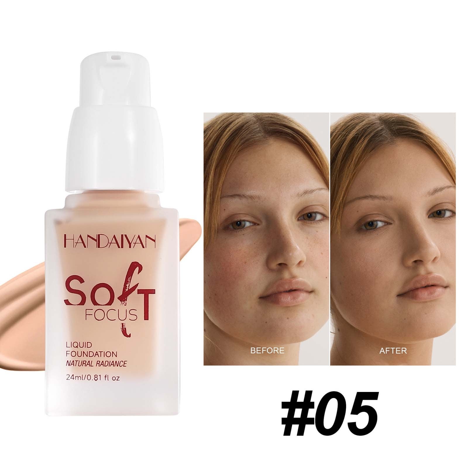 24ml Professional Liquid Foundation Concealer, Full Coverage Matte ...