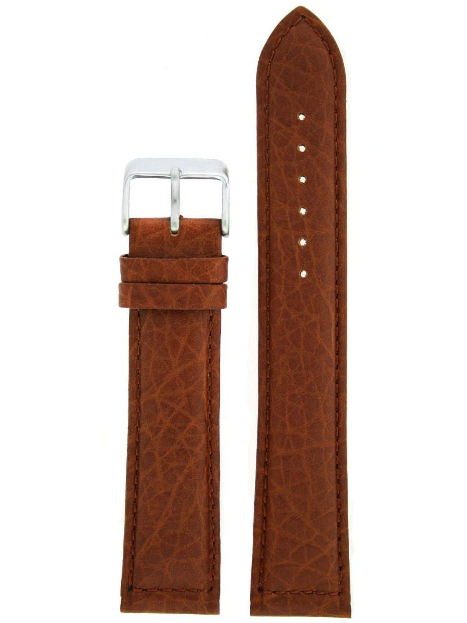 24mm Extra Long Watch Band XXL Genuine Leather Padded - Walmart.com