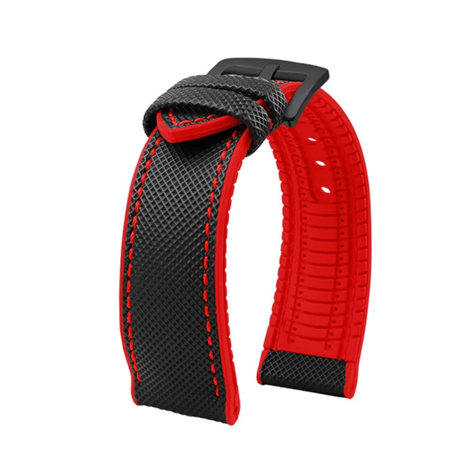 24mm Sports Nylon + Rubber Fit For Casio Fit For PROTREK Mountaineering ...