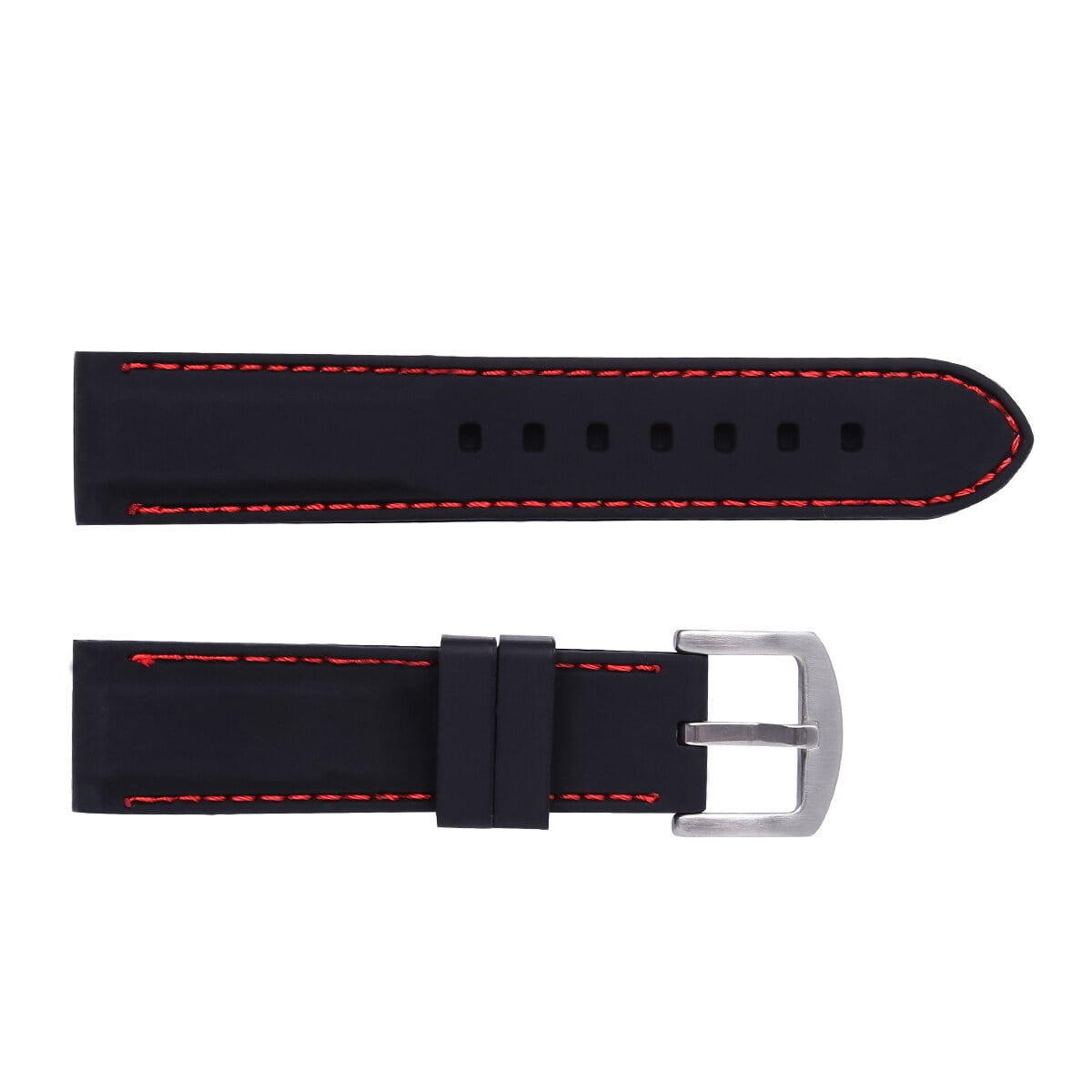 24mm Watch Strap Waterproof Durable Silicone Watch Band Watch Wristband ...