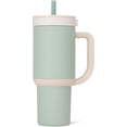 24oz Insulated Stainless Steel Tumbler with Handle, Floral Print Travel ...