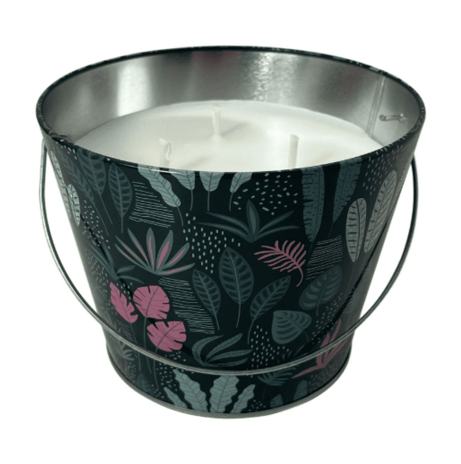 24oz Outdoor Citronella Candle with Metal Bucket, Palm - Walmart.com