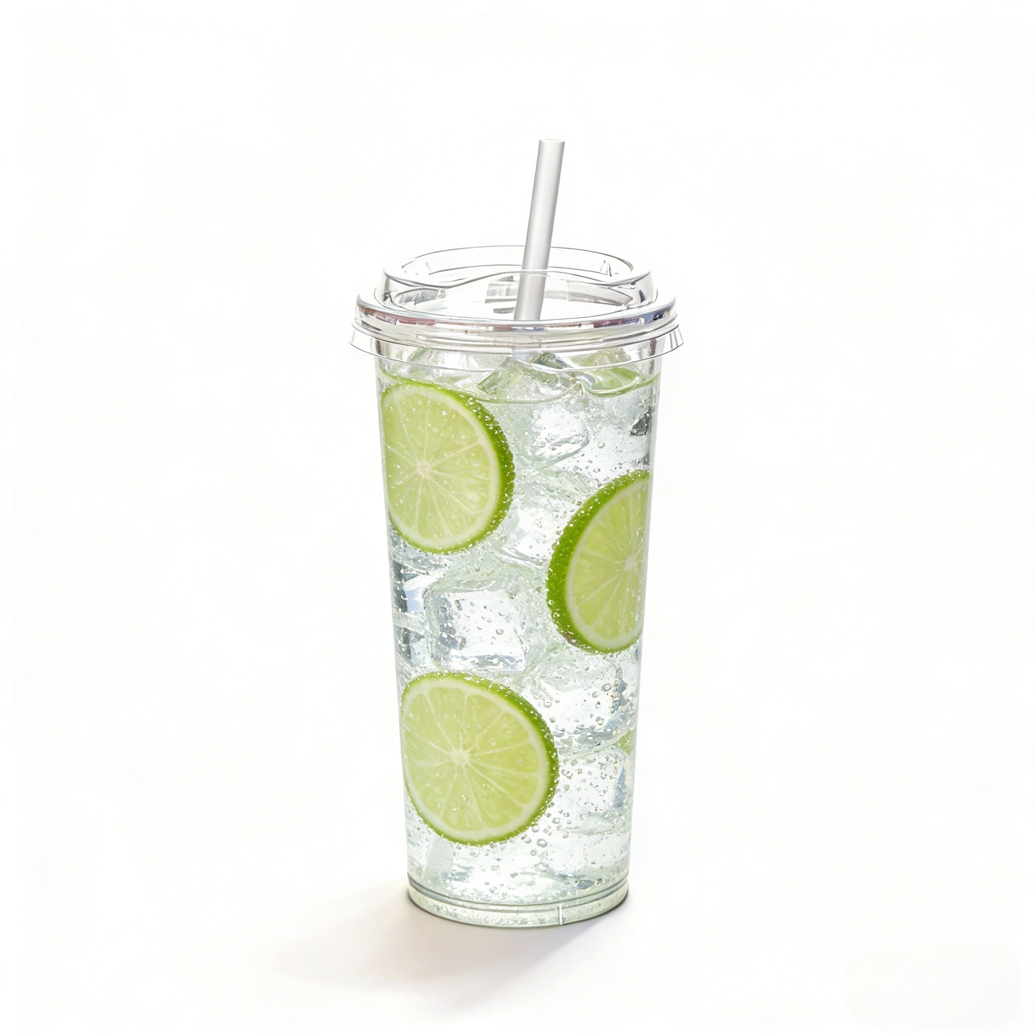 24oz Reusable BPA-Free PS Plastic 2-in-1 Tumbler with Straw & Sip Lid ...