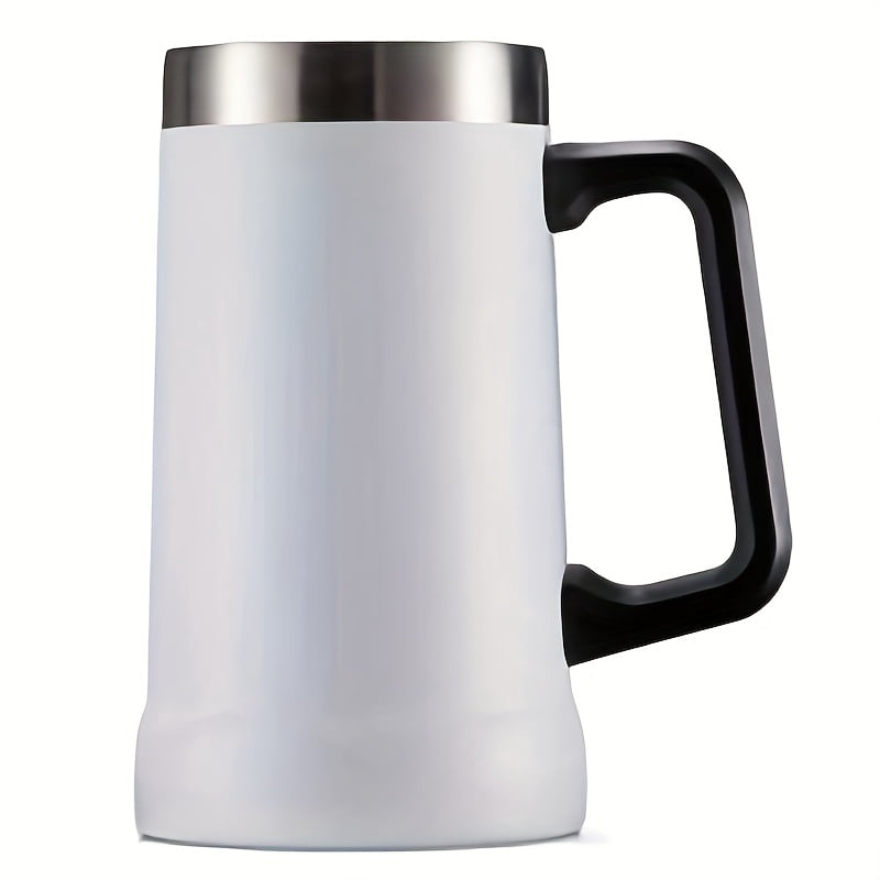 24oz Stainless Steel Insulated Cup1Pack, Handle Beer Mug Are Suitable ...