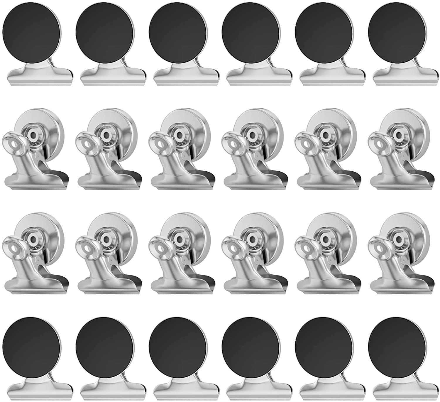 24pack Fridge Magnets Refrigerator Magnets Magnetic Clips Heavy Duty ... 24pack Fridge Magnets Refrigerator Magnets Magnetic Clips Heavy Duty ...
