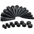 24pc Big Gauges Kit Ear Stretching 00g-20mm Acrylic Taper Plug Tunnels ...
