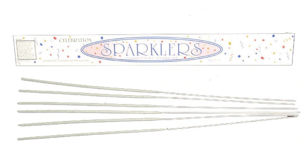 VIP 24pc Wedding Celebration Sparklers Pack, Gold 10 inch, Burns approx ...